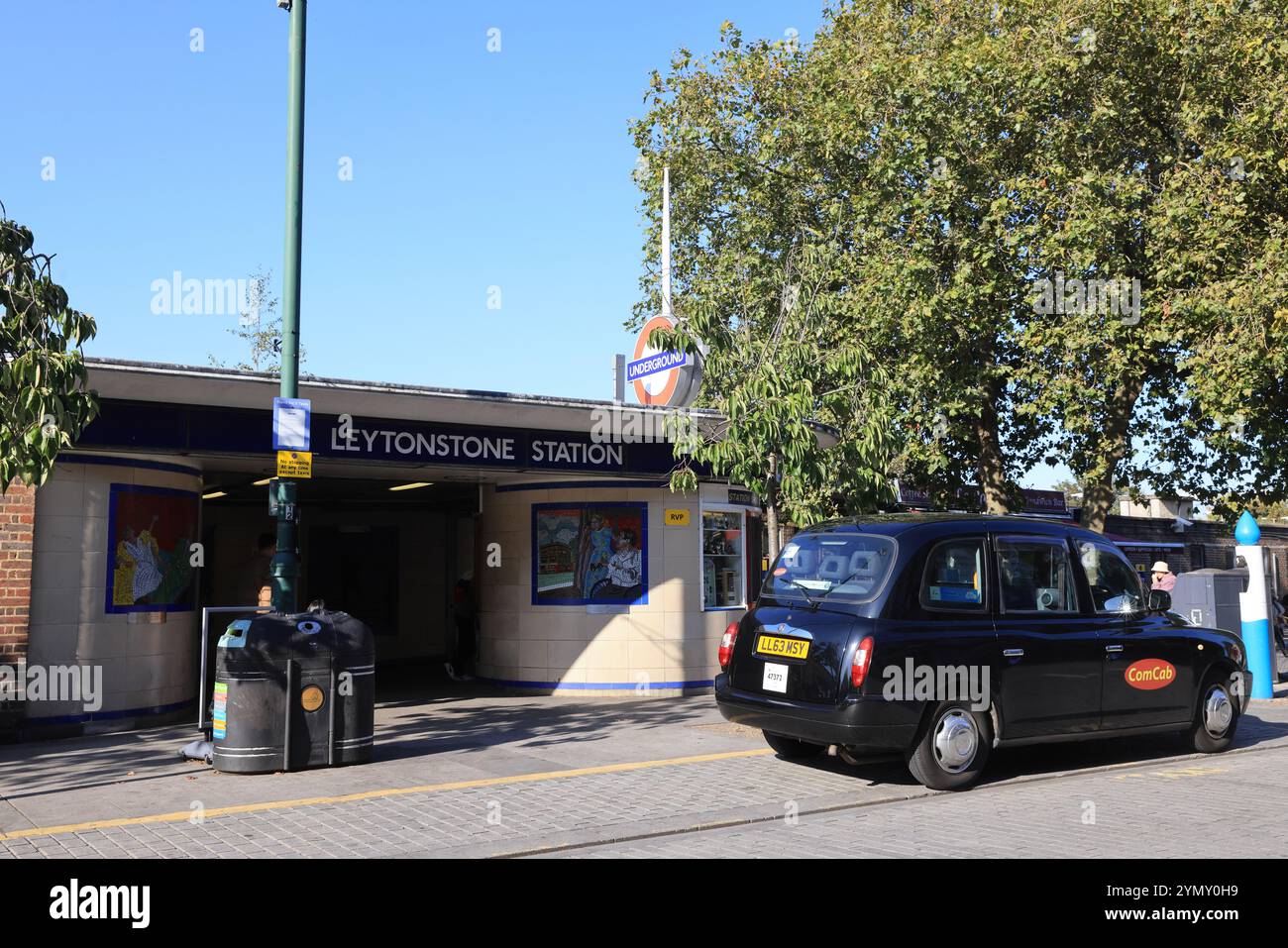 Leytonstone tube station, on the Central line in NE London, UK Stock ...