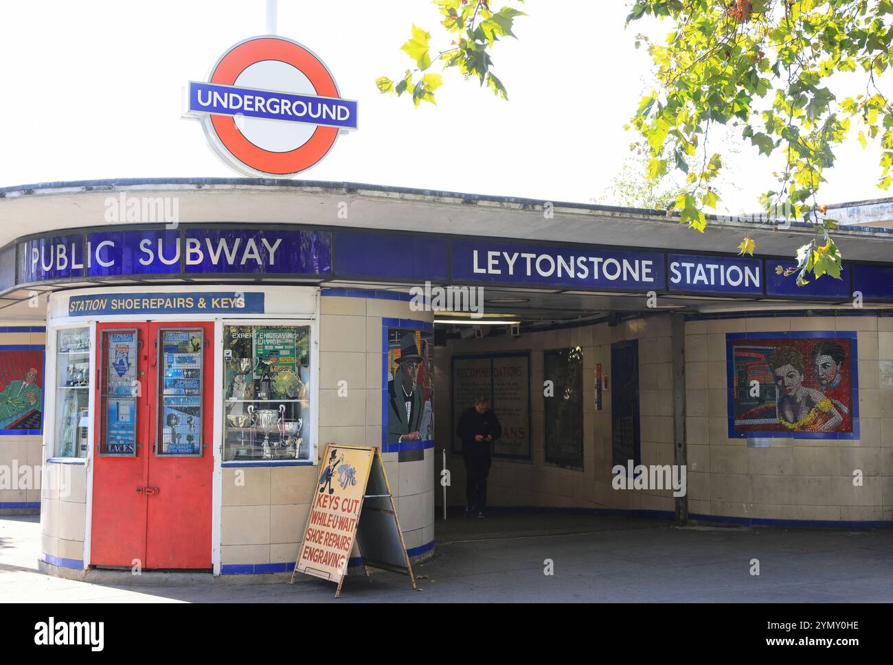 Leytonstone tube station where there is the (Alfred) Hitchcock's ...