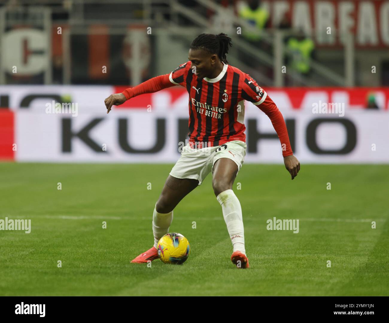 Rafel Leao of AC Milan during the Italian Serie A, football match ...