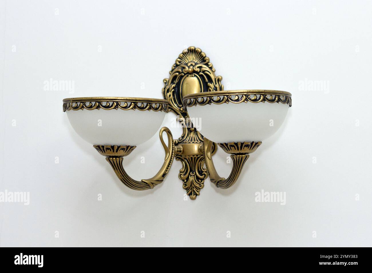 Ancient wall Light fixture Stock Photo - Alamy