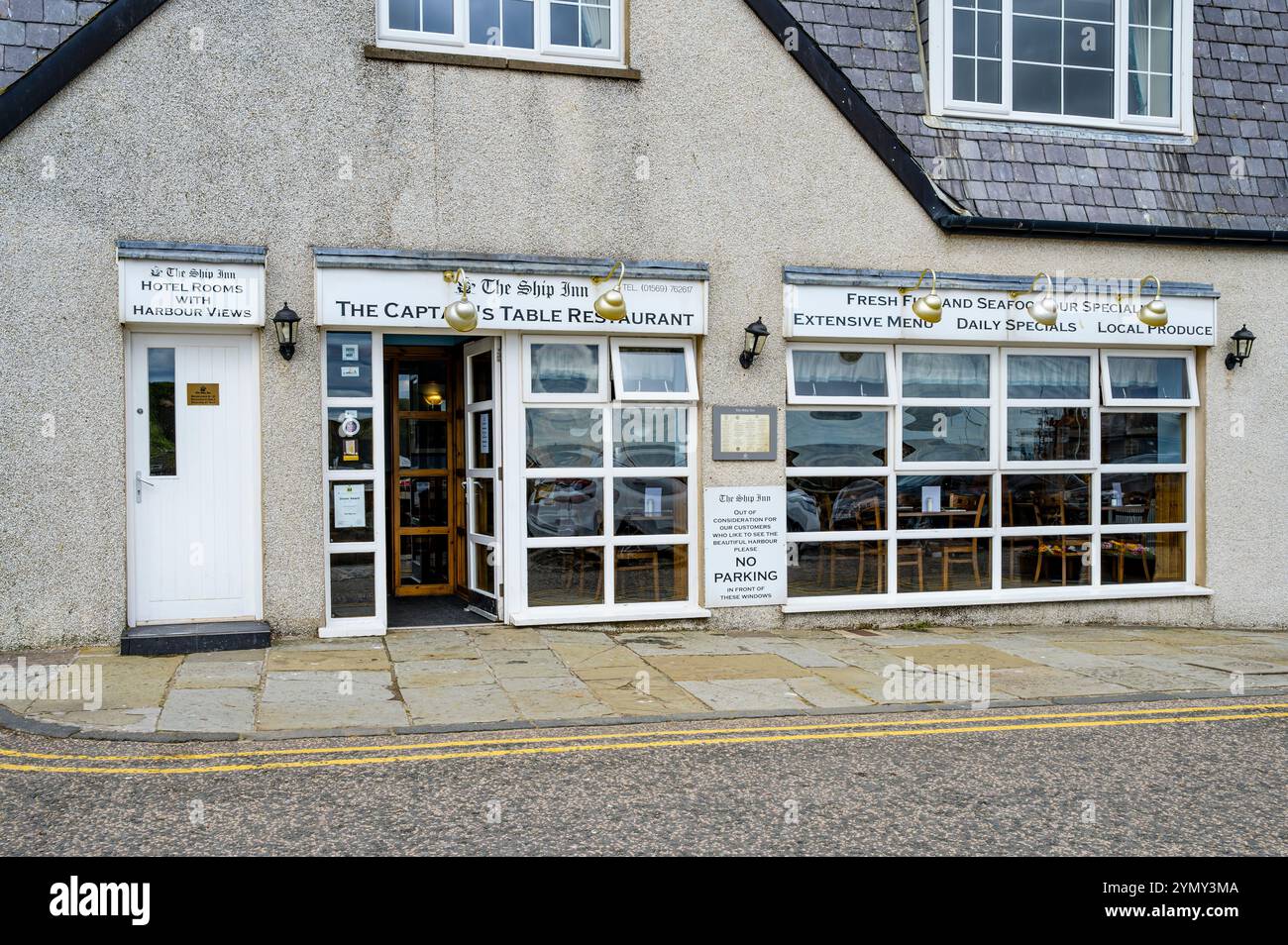 Entrance to the Captain's Table Restaurant seafood restaurant at the ...