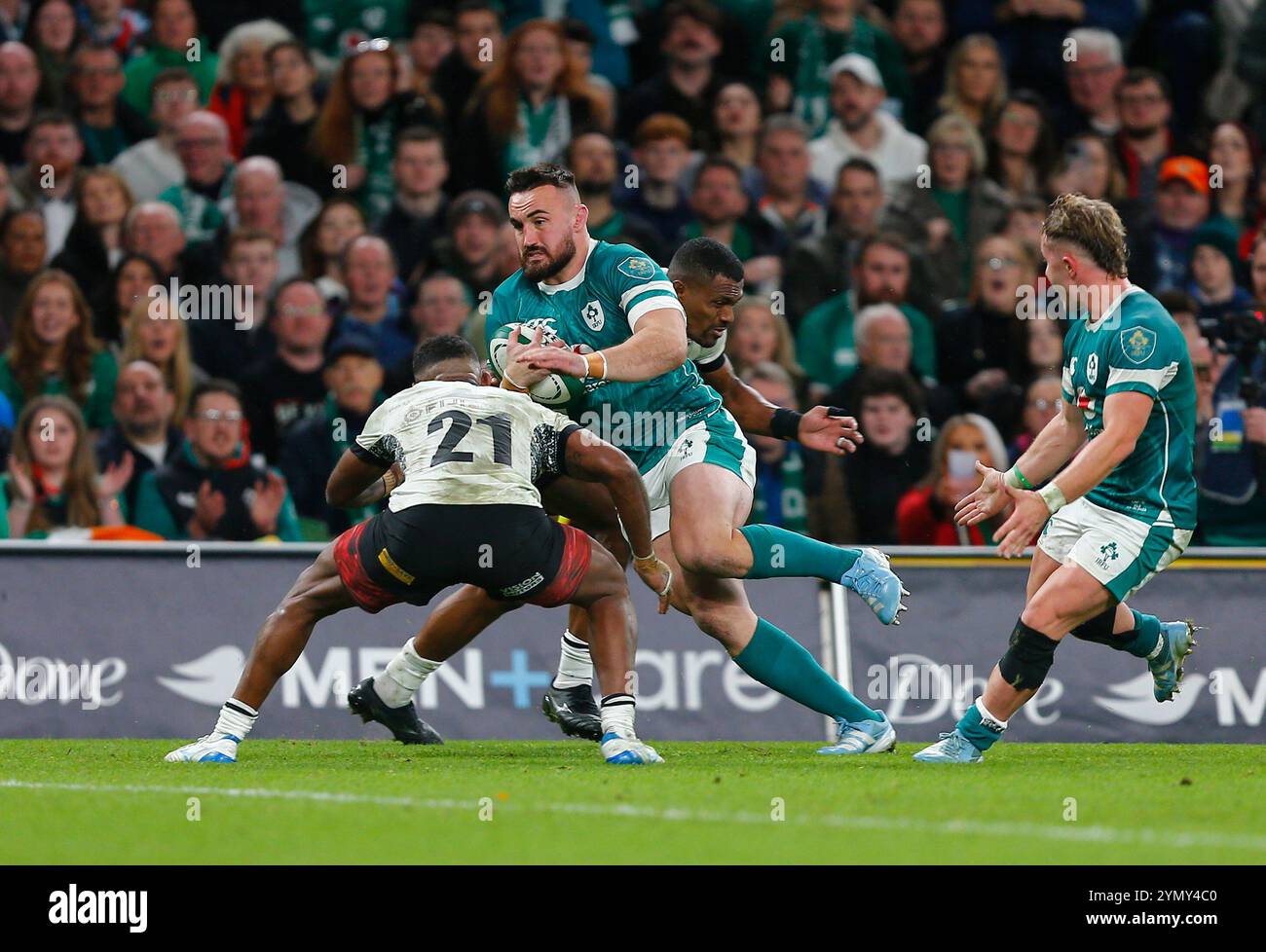 23rd November 2024; Aviva Stadium, Dublin, Ireland: Autumn Rugby ...