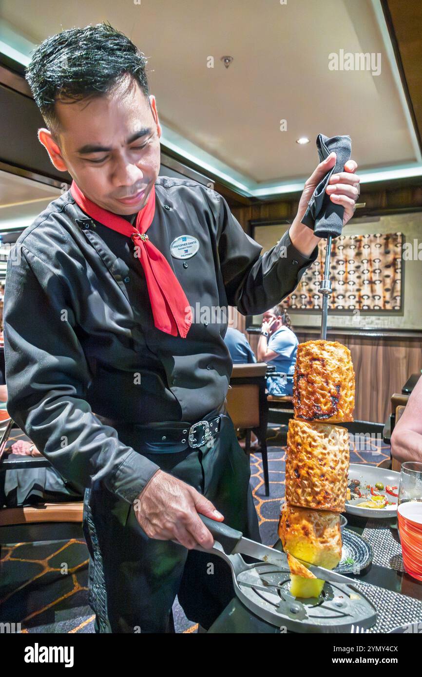 Moderno churrascaria upscale brazilian steakhouse hi-res stock ...