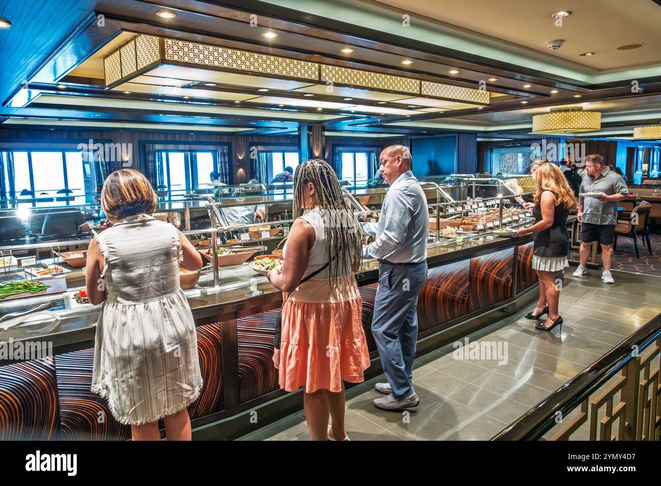 Moderno churrascaria upscale brazilian steakhouse hi-res stock ...