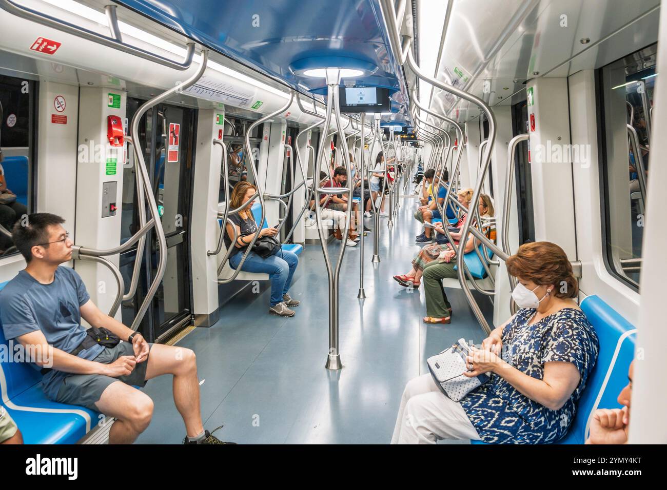 Naples Napoli Italy,subway Naples Metro,Metropolitana di Napoli,inside ...