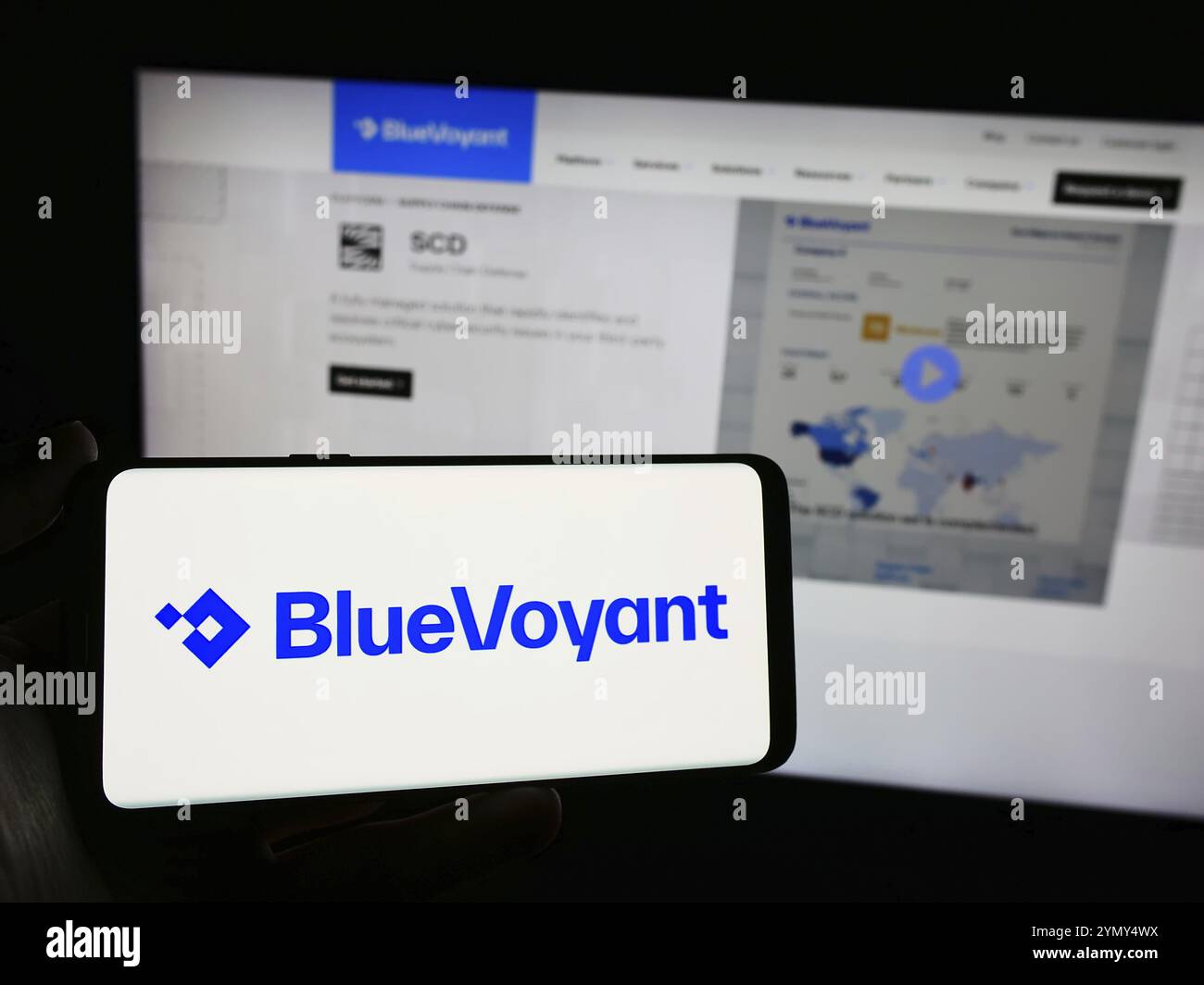 Bluevoyant logo hi-res stock photography and images - Alamy