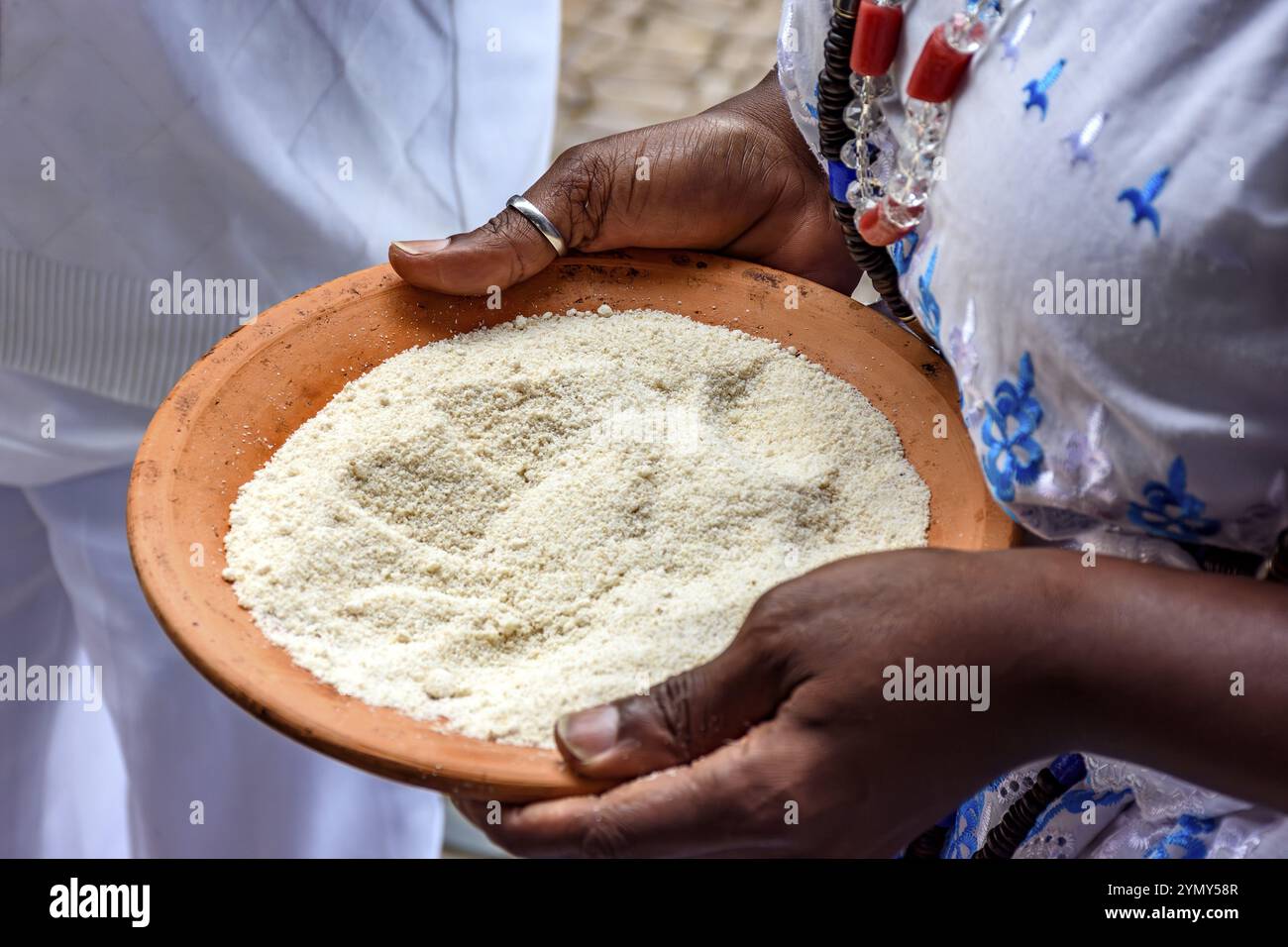 Offering to Exu, one of the many Orixas present in Umbanda and ...