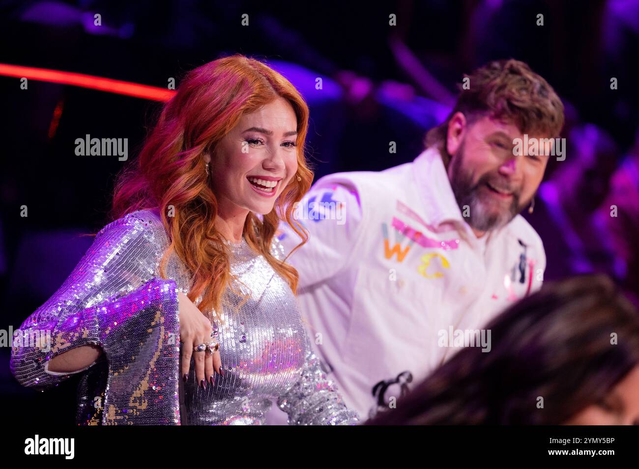 Cologne, Germany. 23rd Nov, 2024. Palina Rojinski and Rea Garvey from ...