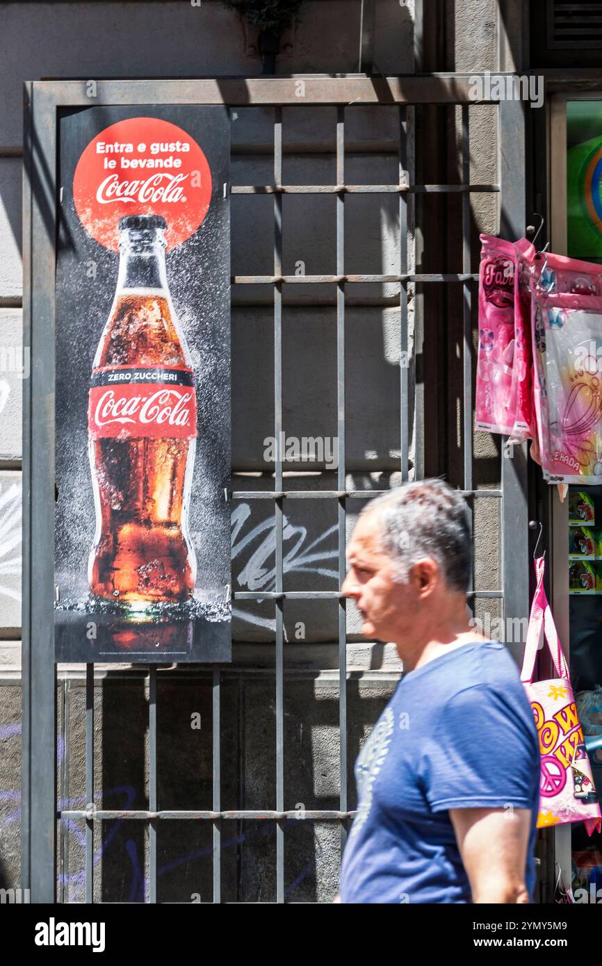 Man walking advertising hi-res stock photography and images - Alamy