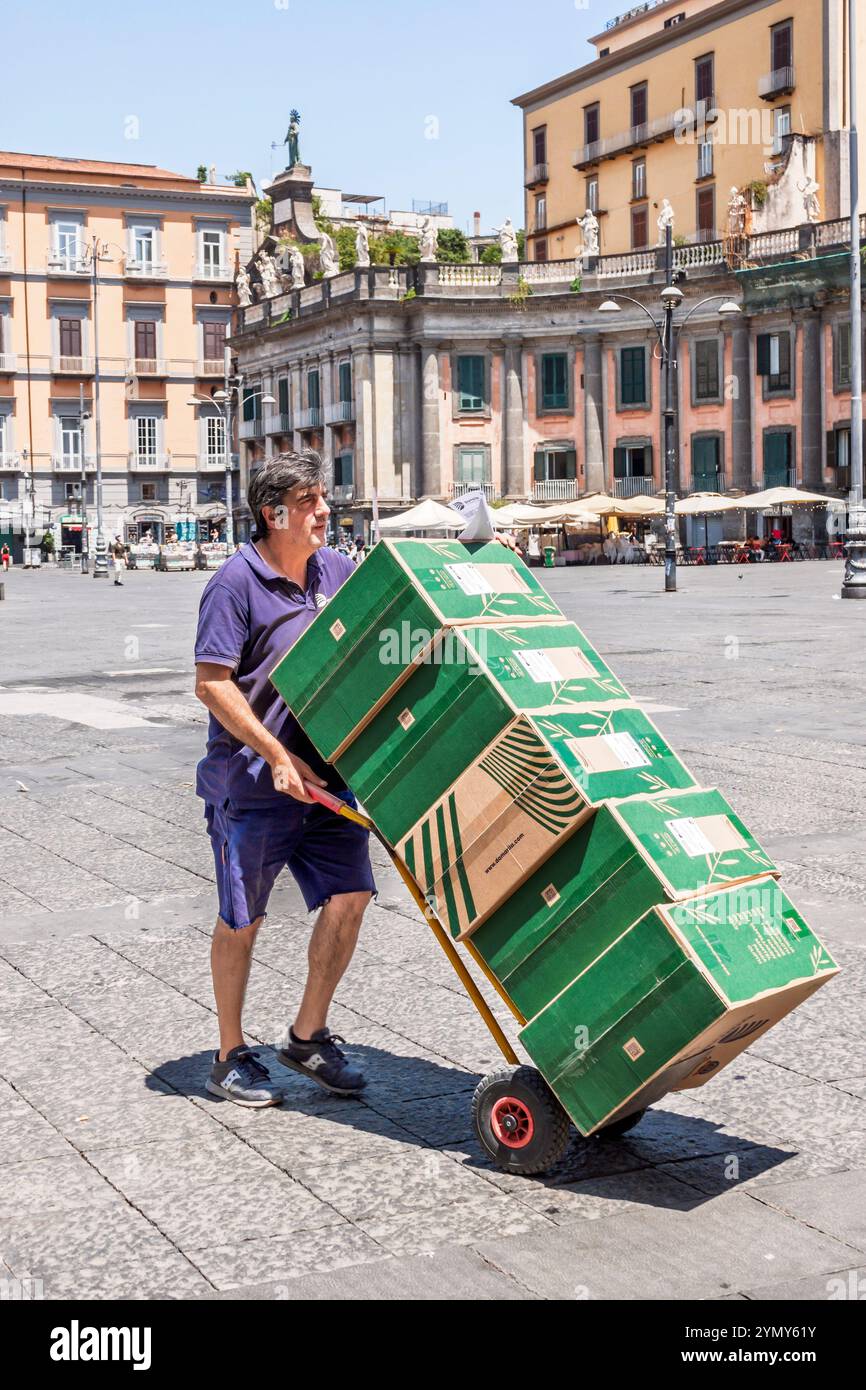 Naples Napoli Italy Centro Storico Historic Center Piazza Dante Square ...
