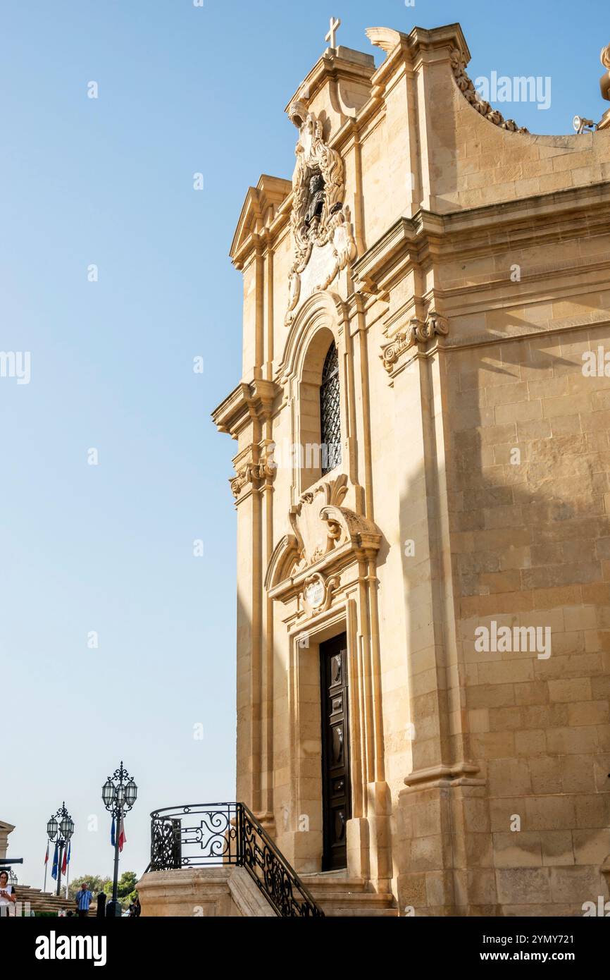 Valletta Malta,Castille Square Place,Pjazza Kastilja view,Church of Our ...