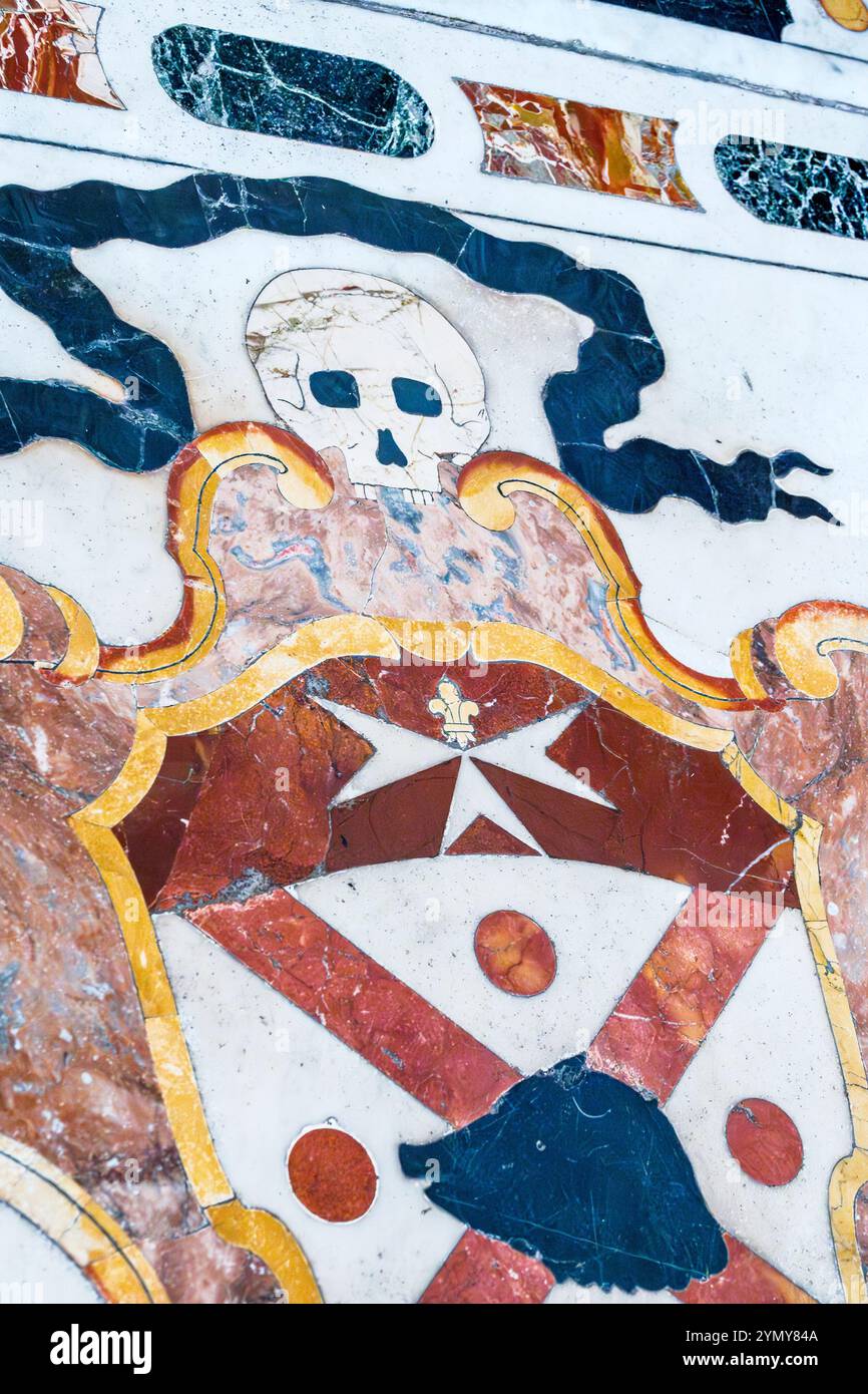 Valletta Malta,Church of Our Lady of Victory,Catholic nave floor,marble ...
