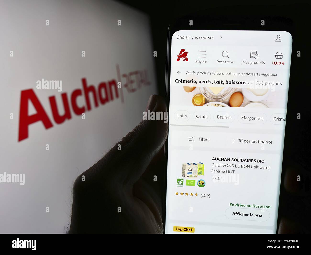 Auchan retail international hi-res stock photography and images - Alamy