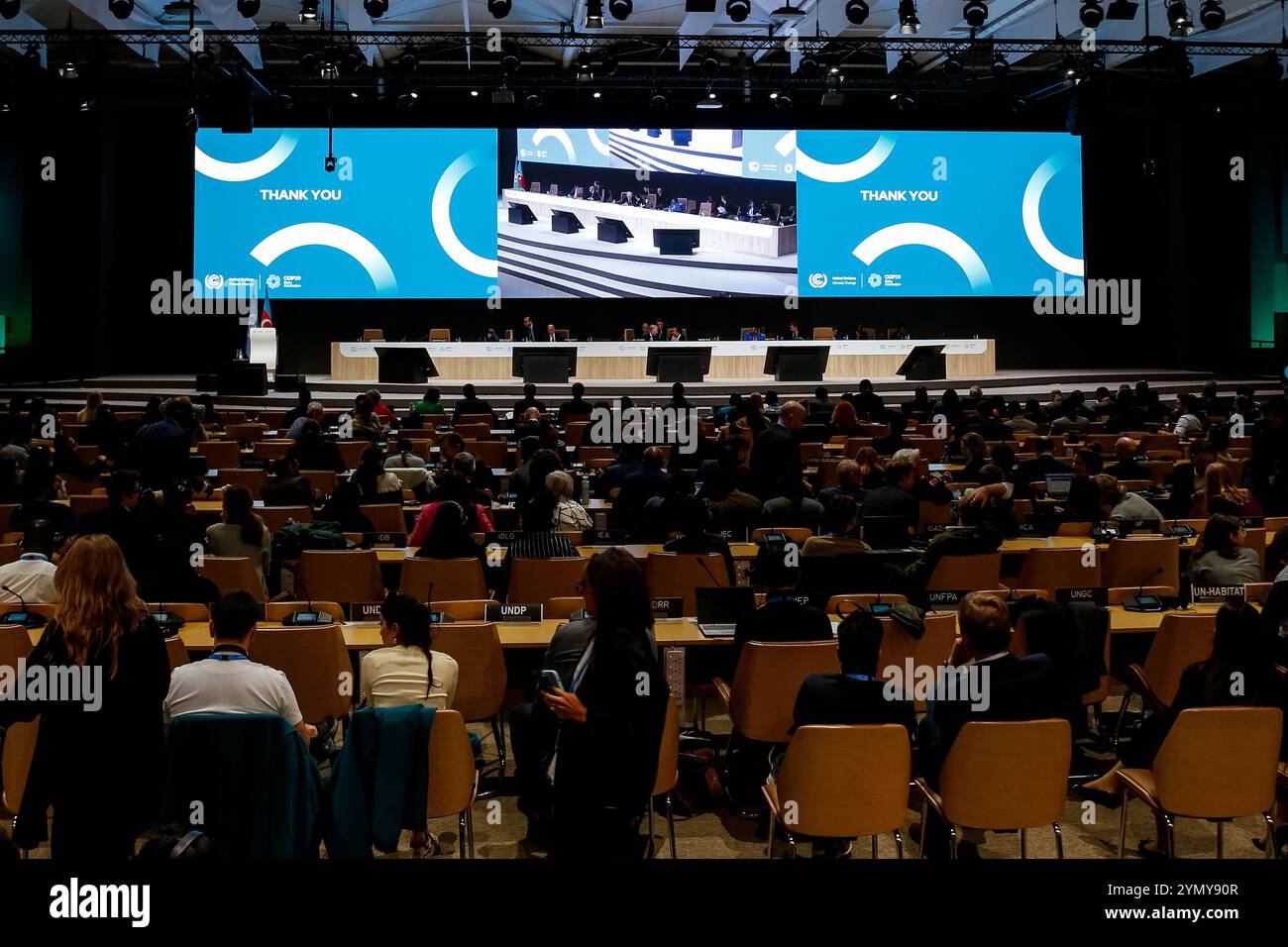 Baku, Azerbaijan, November 23, 2024. The closing ceremony of COP29 ends ...