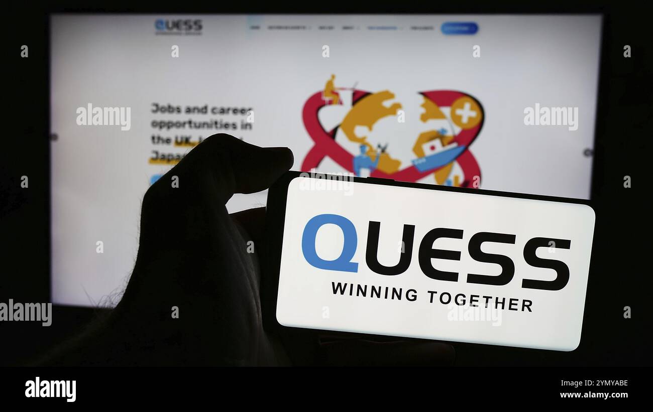 Quess logo hi-res stock photography and images - Alamy