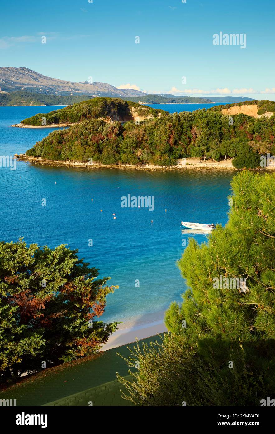 Coast of Albania in Ksamil town Stock Photo - Alamy