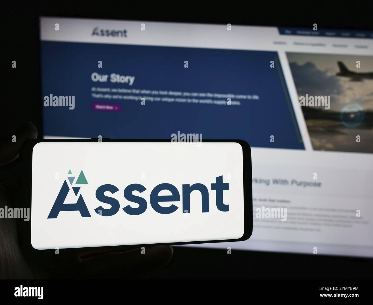 Assent logo hi-res stock photography and images - Alamy