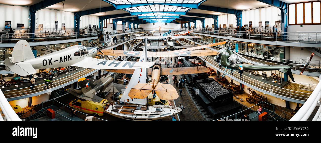 Exhibition Hall of the National Technical Museum in Prague Showcasing ...