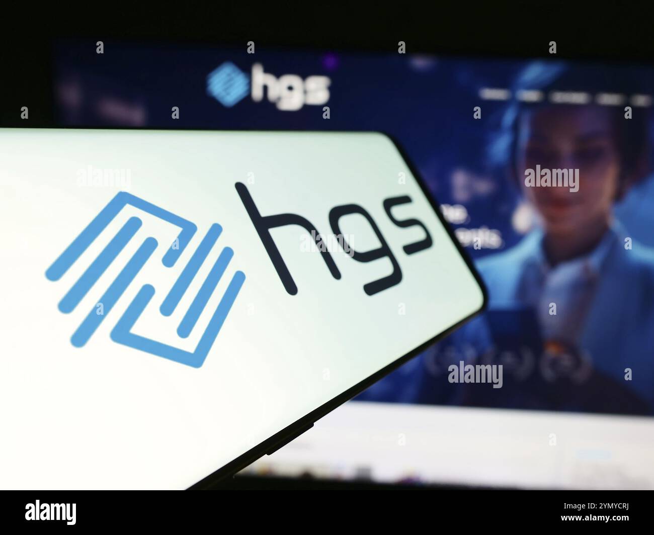 Hgs business company logo hi-res stock photography and images - Alamy