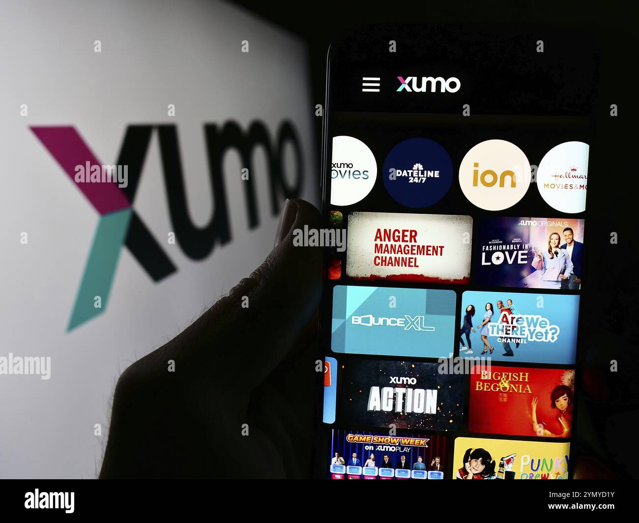 Xumo logo hi-res stock photography and images - Alamy