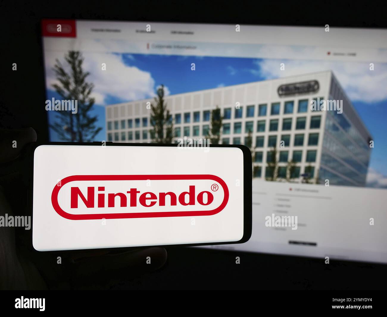 Stuttgart, Germany, 07-19-2024: Person holding smartphone with logo of ...