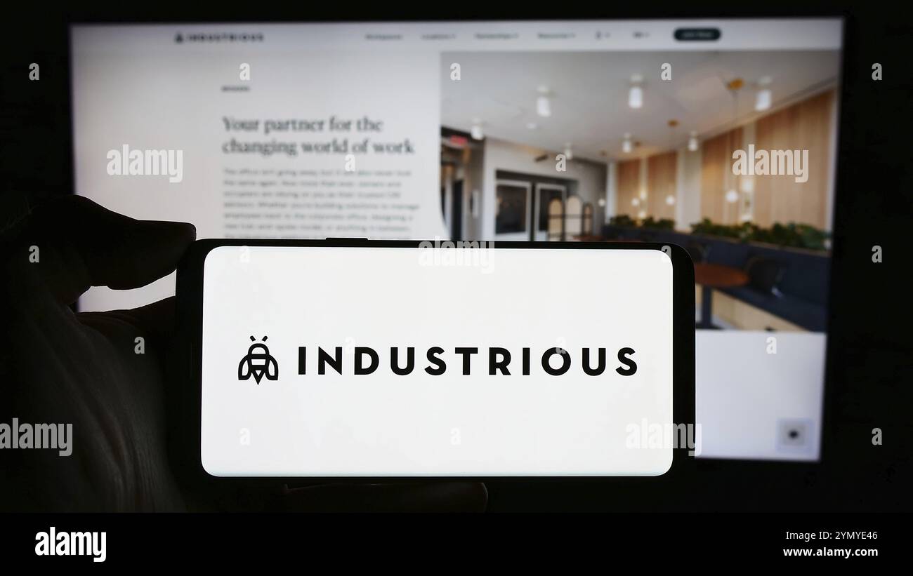 Industrious logo hi-res stock photography and images - Alamy