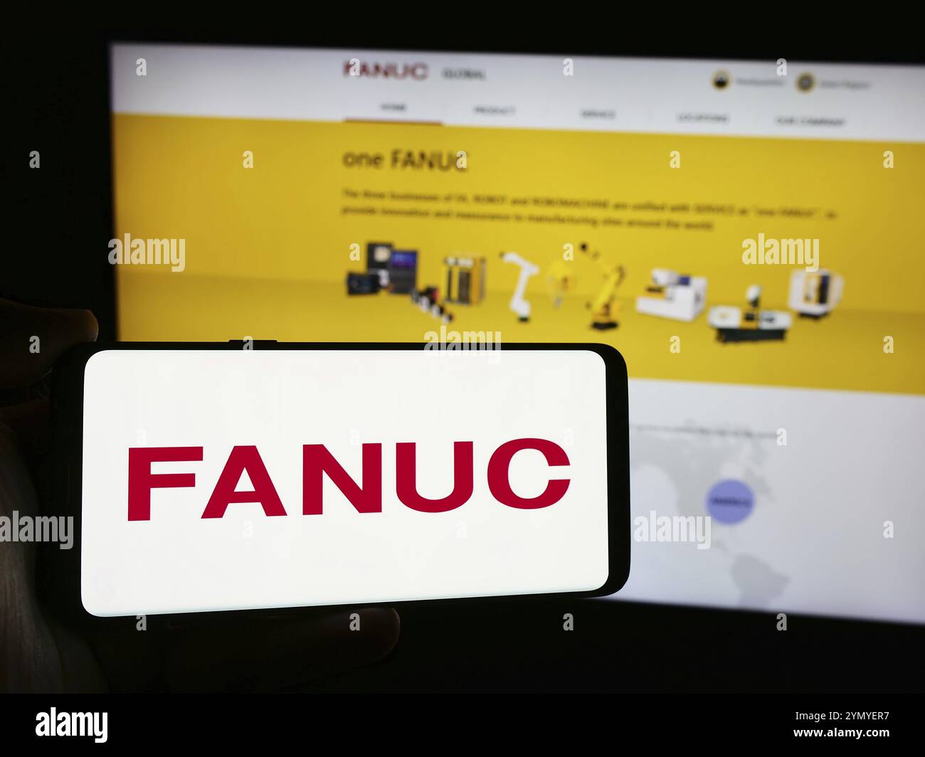 Stuttgart, Germany, 07-25-2024: Person holding smartphone with logo of ...