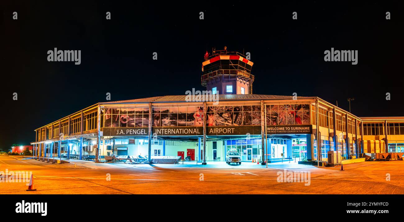 Paramaribo, Suriname - July 23, 2024: Johan Adolf Pengel International ...