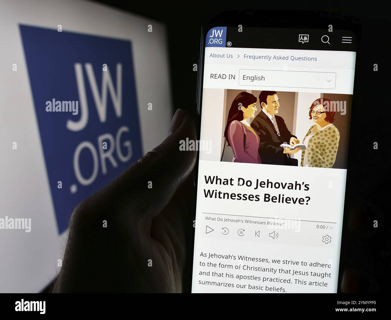 Jehovahs witnesses logo hi-res stock photography and images - Alamy