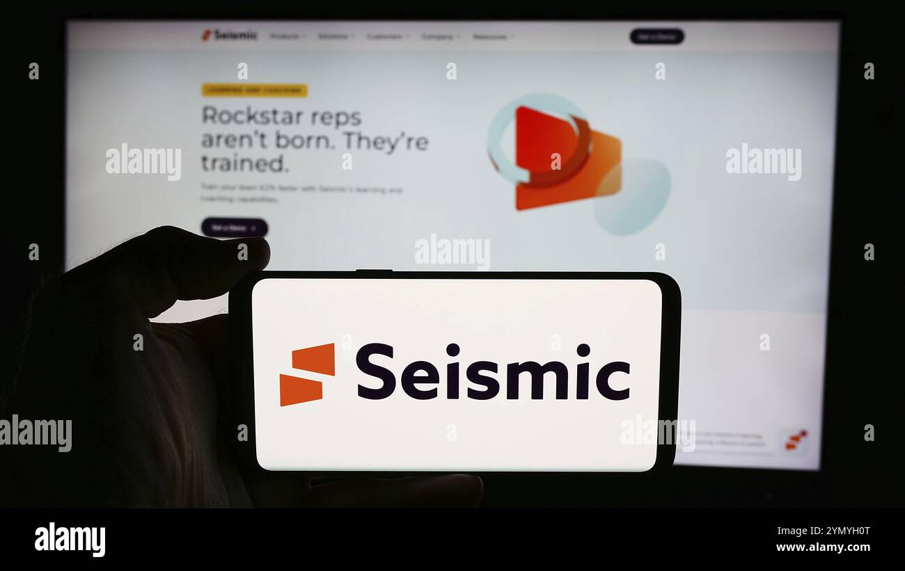 Seismic logo hi-res stock photography and images - Alamy