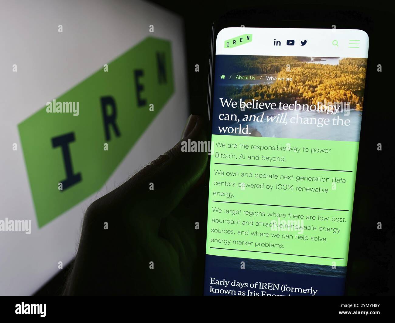 Iren logo hi-res stock photography and images - Alamy