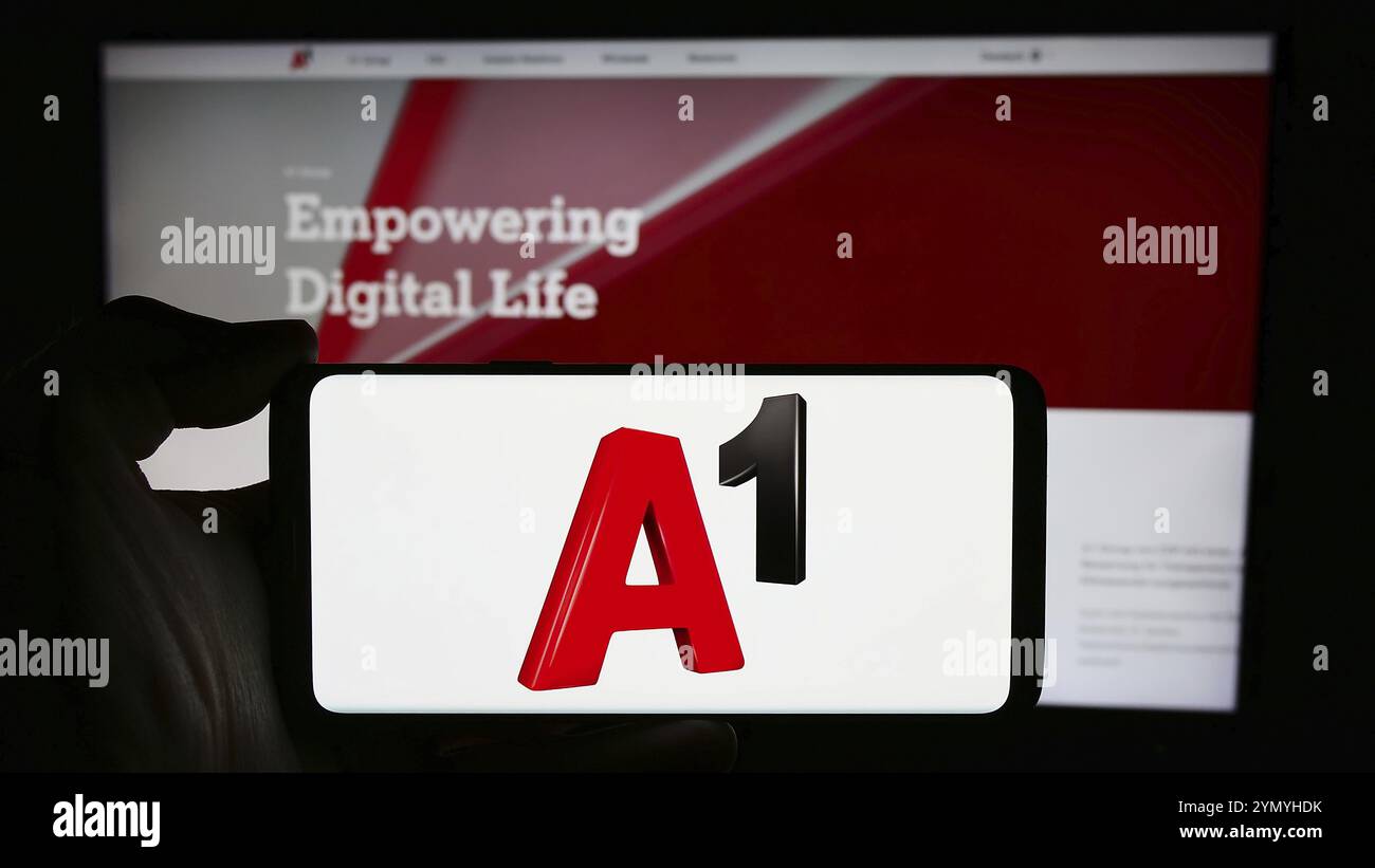 A1 Telekom Austria Logo Telekom Austria Logo Hi Res Stock Photography