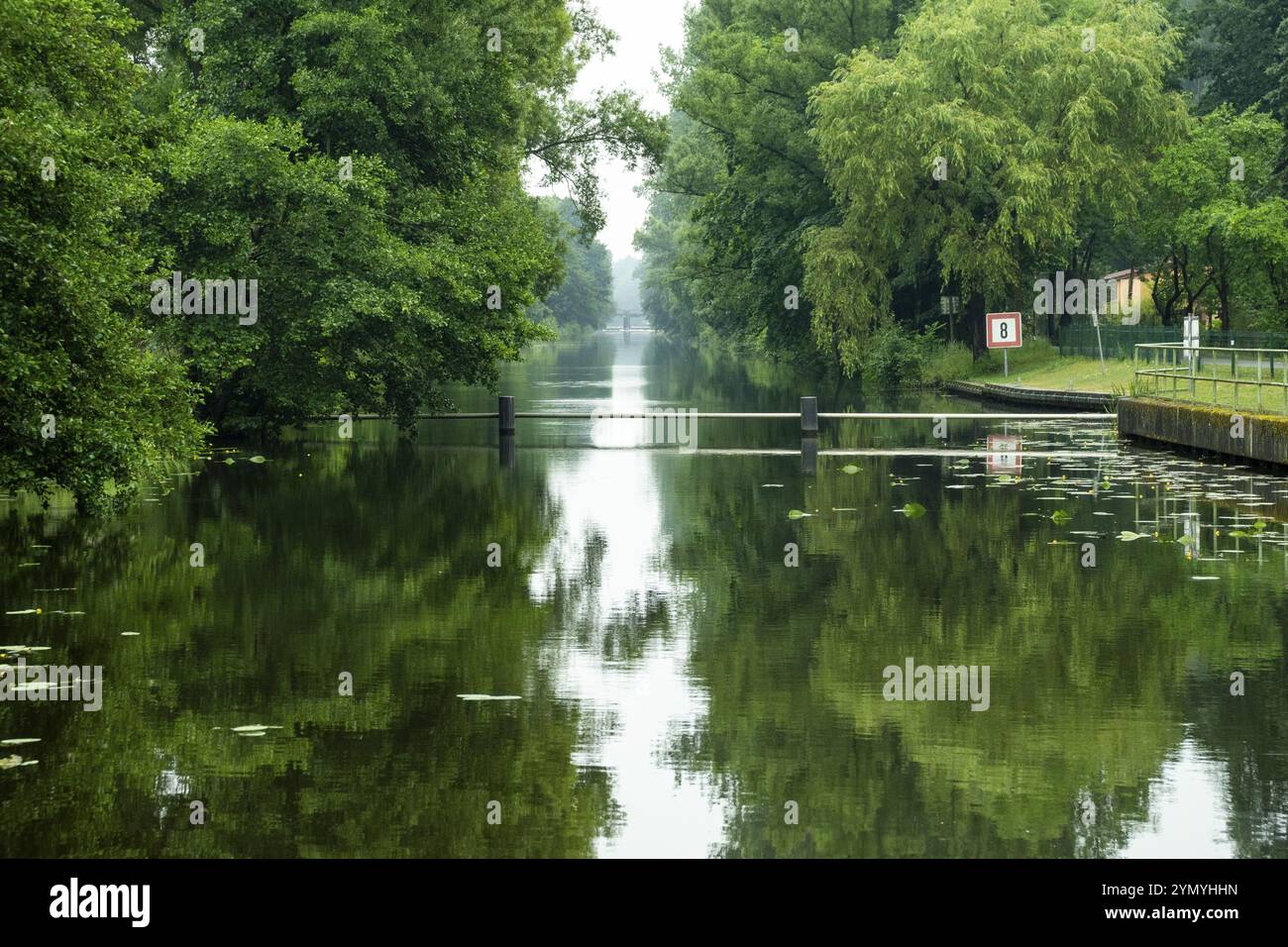 Travelling by kayak in the Lower Spreewald 3 Stock Photo - Alamy