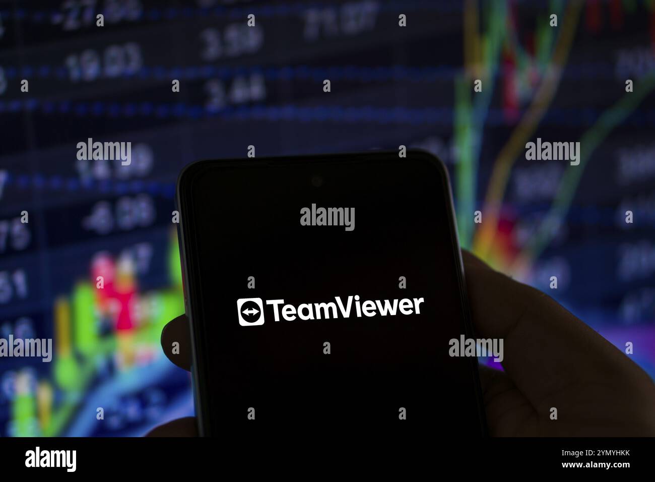 TeamViewer logo on smartphone Stock Photo - Alamy