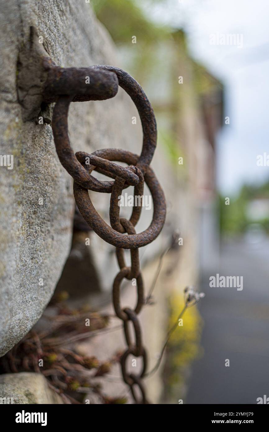 Old iron chains Stock Photo - Alamy