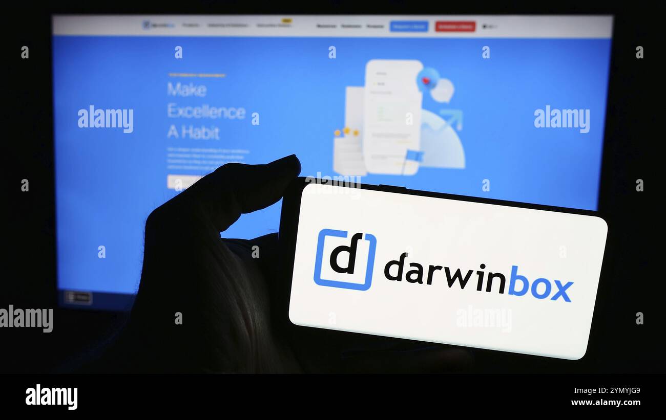 Darwinbox logo hi-res stock photography and images - Alamy