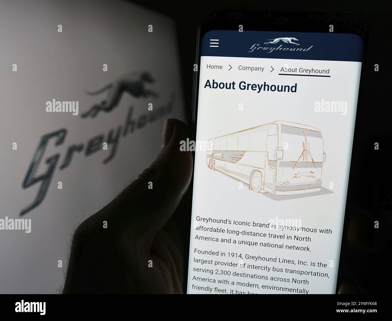 Greyhound bus logo hi-res stock photography and images - Alamy