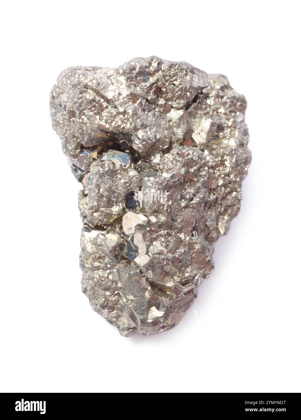 Natural mineral pyrite on Cut Out Stock Images & Pictures - Alamy