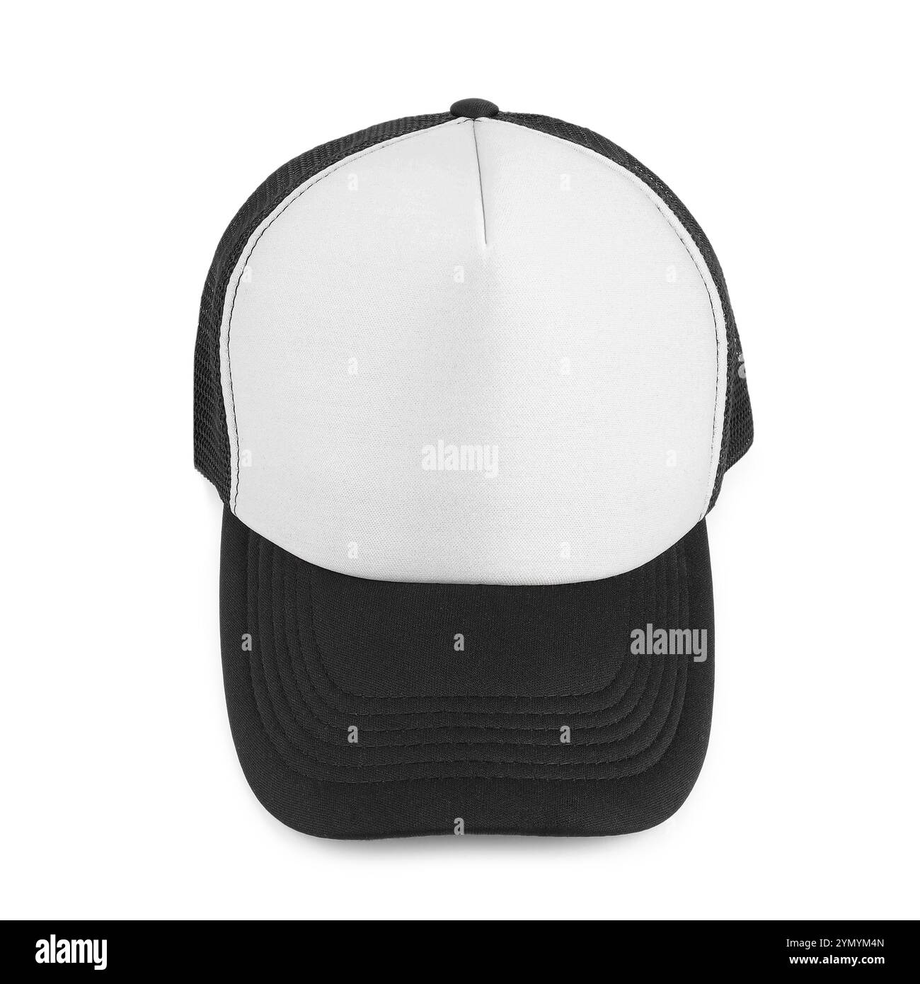 Stylish color baseball cap isolated on white. Mockup for design Stock ...