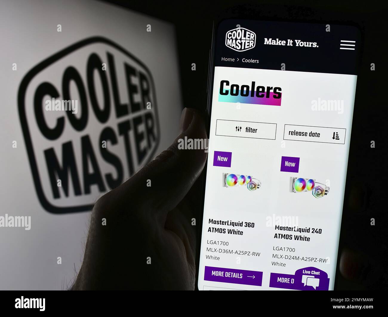 Cooler master logo hi-res stock photography and images - Alamy