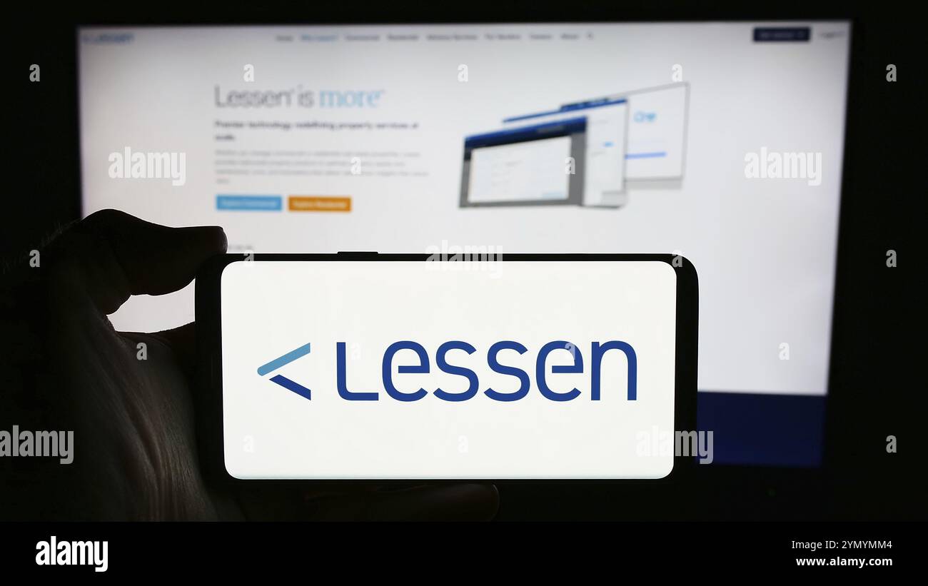 Lessen logo hi-res stock photography and images - Alamy
