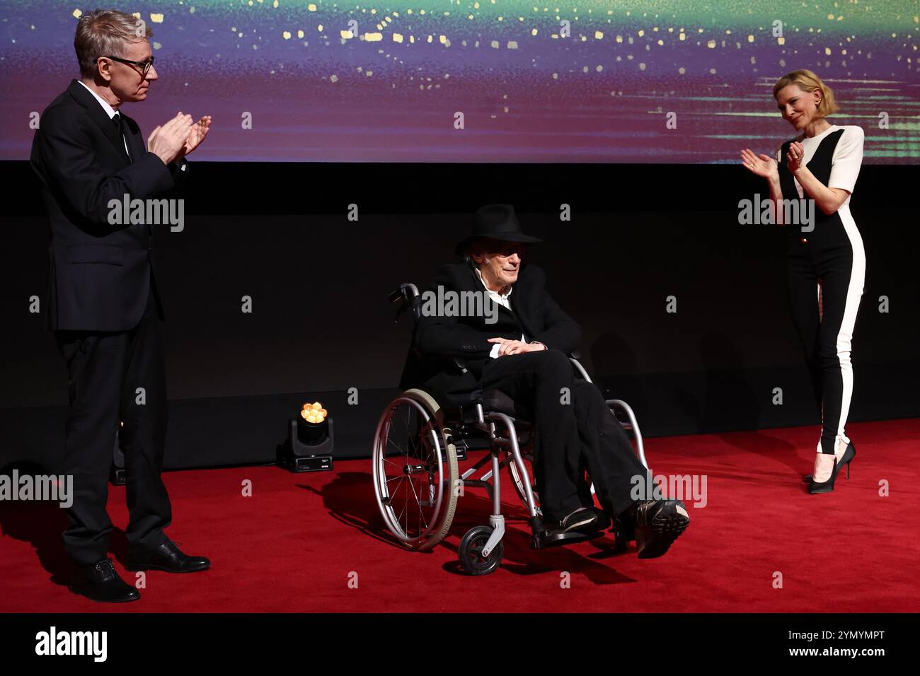 Marek Zydowicz, Edward Lachman and Cate Blanchett during the Camerimage ...