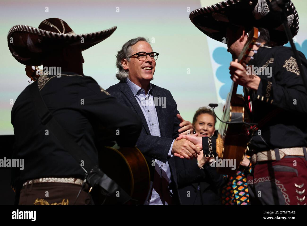 Rodrigo Prieto during the Camerimage closing ceremony in Torun, Poland ...