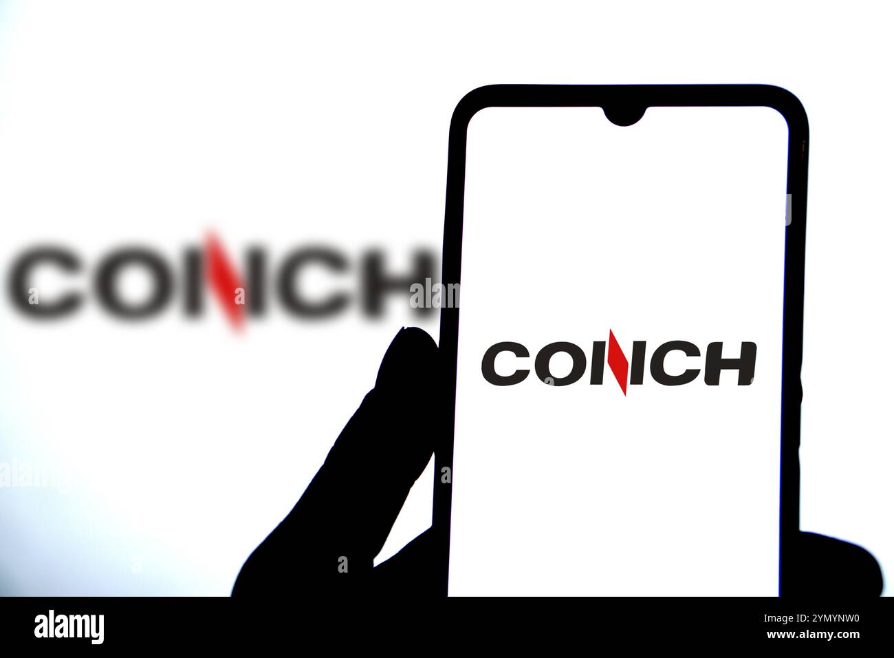 Anhui Conch Cement Company Limited (CONCH) logo on smartphone Stock ...