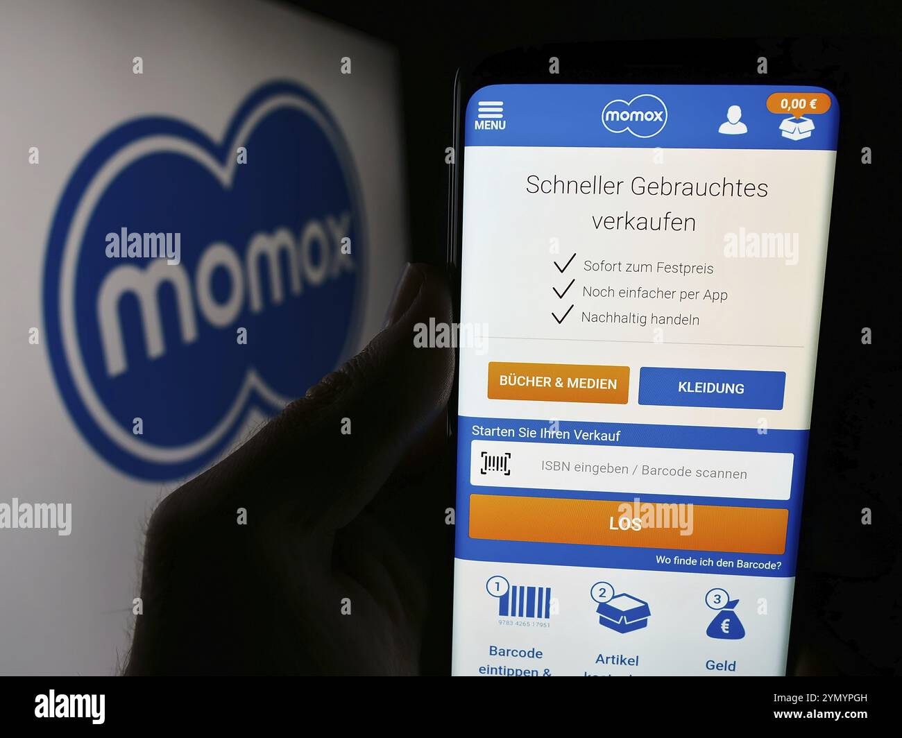Momox logo hi-res stock photography and images - Alamy