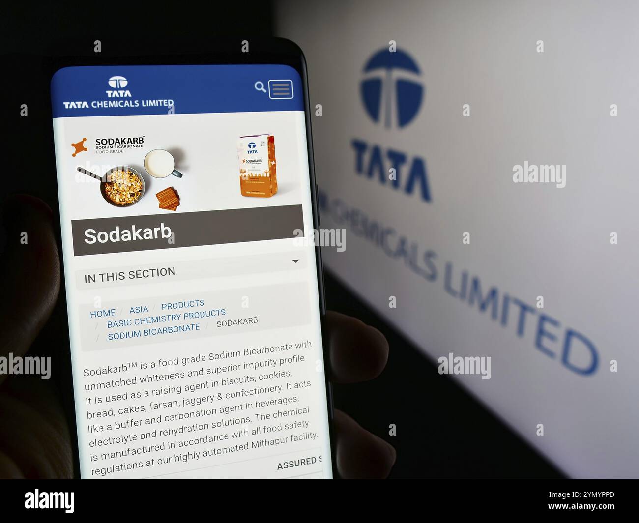 Tata chemicals logo hi-res stock photography and images - Alamy