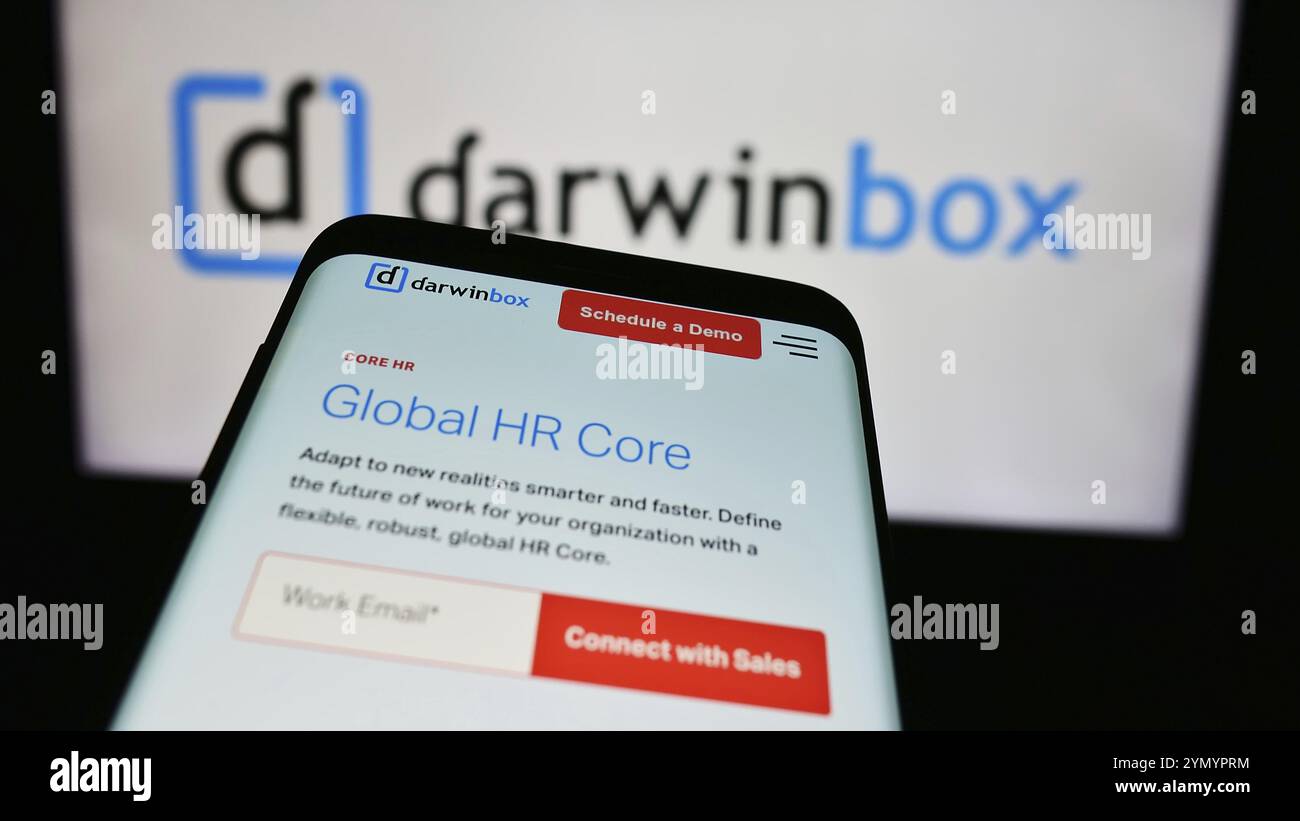 Darwinbox logo hi-res stock photography and images - Alamy