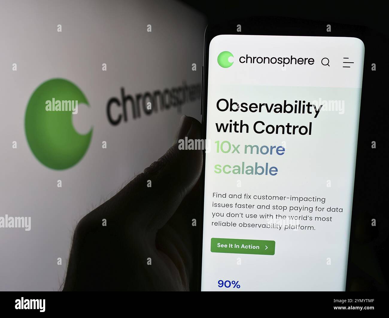 Chronosphere logo hi-res stock photography and images - Alamy