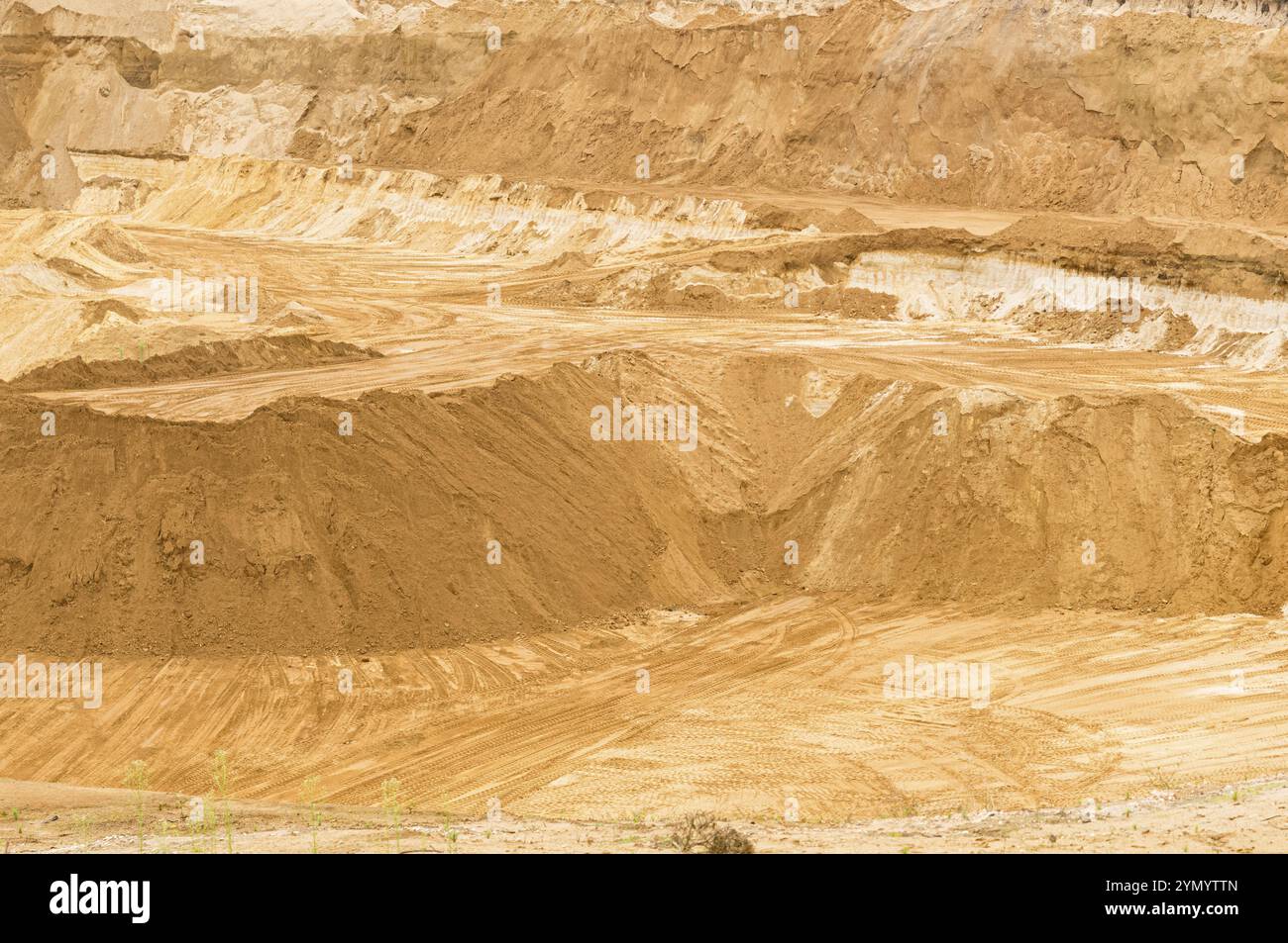 Large sand pits in operation in West Germany Stock Photo - Alamy