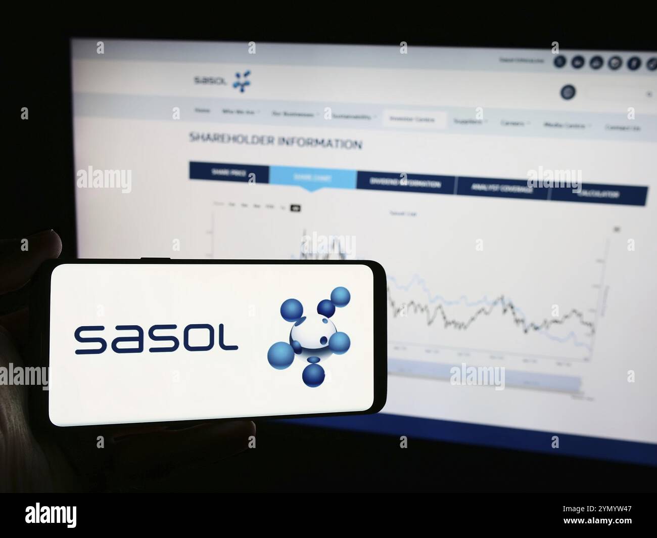 Sasol logo hi-res stock photography and images - Alamy